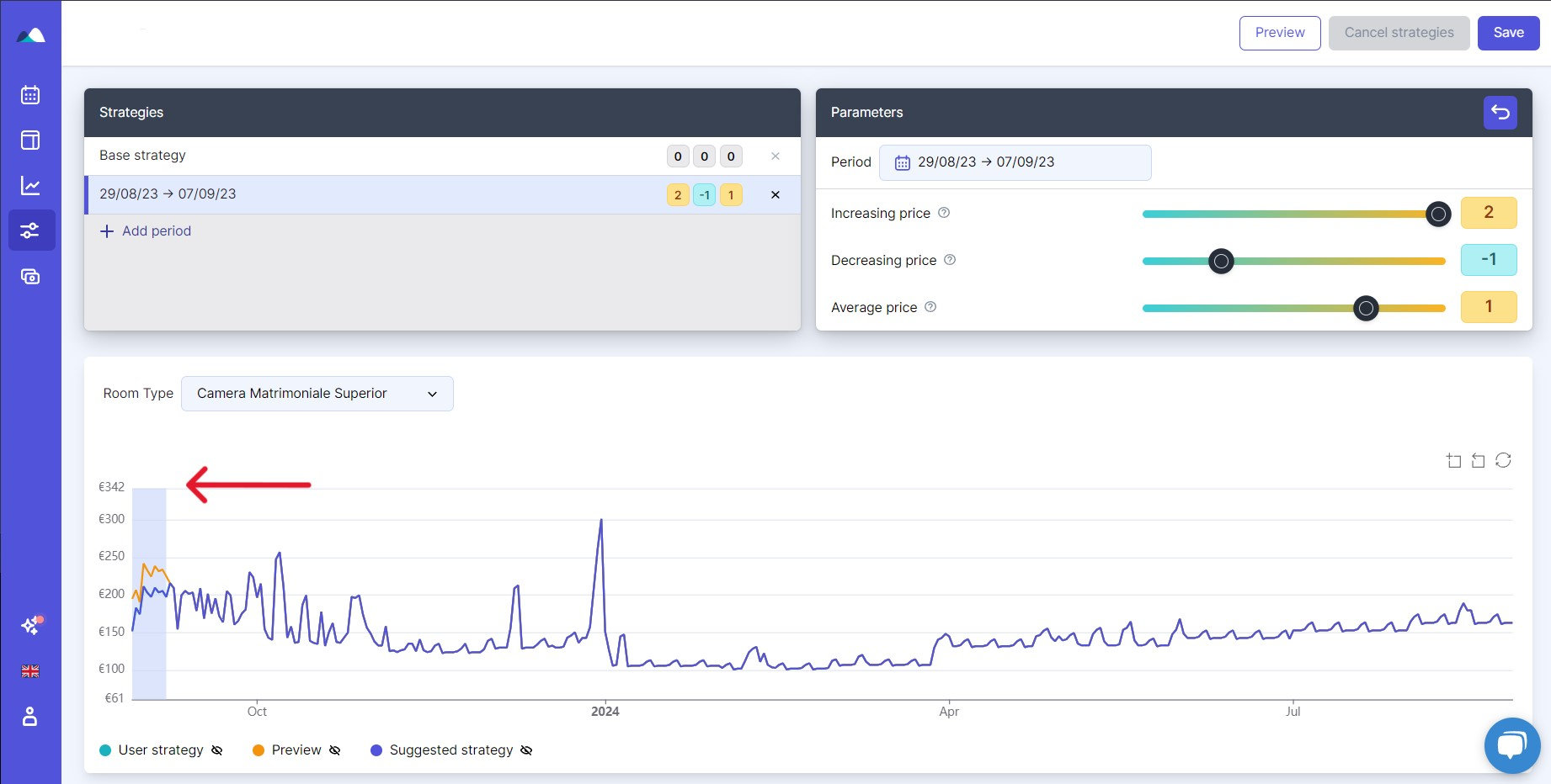 How to modify the Strategy